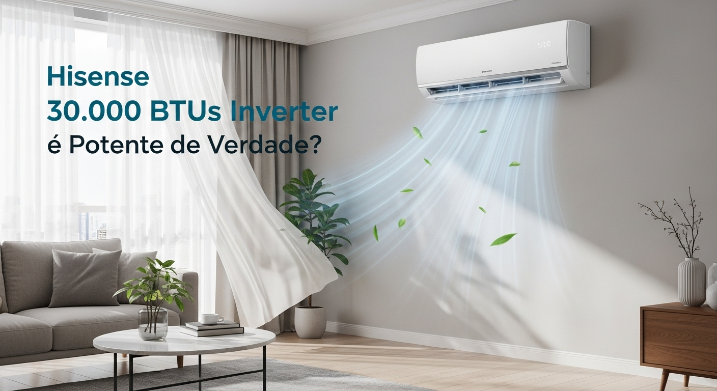 Hisense 30.000 BTUs Inverter é Potente de Verdade?